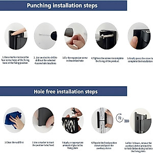 ASDMD Clothes Drying Rack, Laundry Drying Rack Wall Mount, Foldable Clothes Drying Rack,Retractable,Collapsible(3-Fold,), Grey Space Saver Drying Rack for Laundry Balcony Bathroom (Grey, Gear)