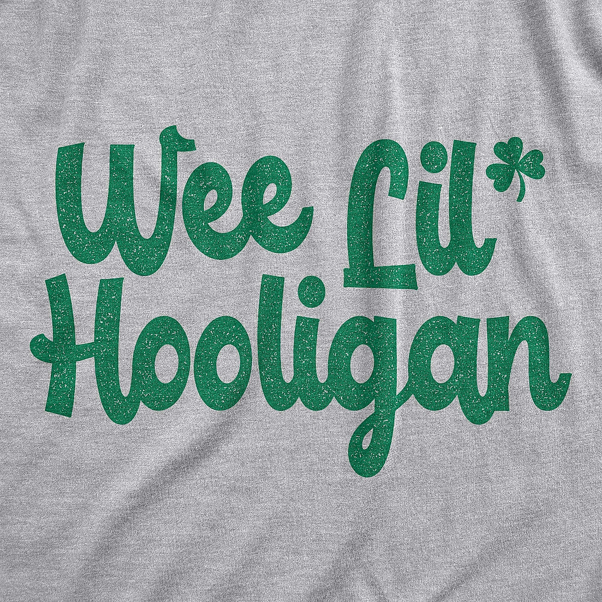 Toddler Wee Lil Hooligan T Shirt Funny Saint Patricks Day Baby Gift St Patty Tee Funny Toddler Shirts Saint Patrick's Day Apparel for Toddler Toddler Light Grey 5T