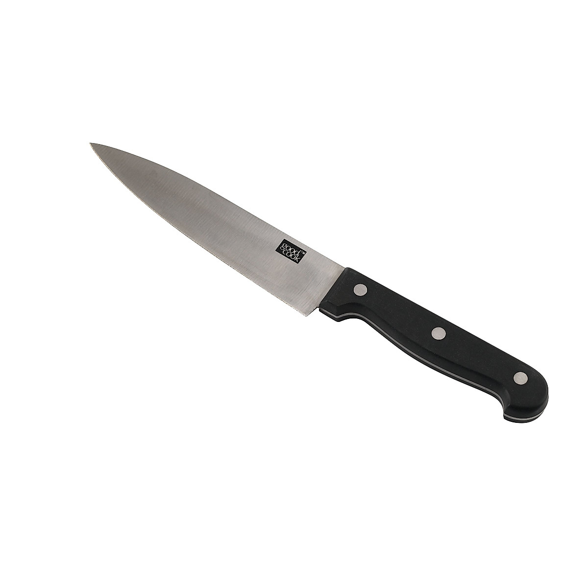 Good Cook 6-Inch Fine Edge Cook's Knife,Silver/Black