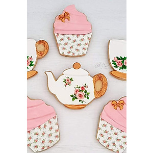 Teapot Cookie Cutter, 4.25" Made in USA by Ann Clark