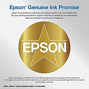 Epson EcoTank ET-3830 Wireless Color All-in-One Cartridge-Free Supertank Printer with Scan, Copy, Auto 2-sided Printing and Ethernet (Renewed),White