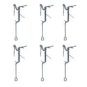 Six Pack of DK-1 Gopher Traps. Pocket Gopher Traps