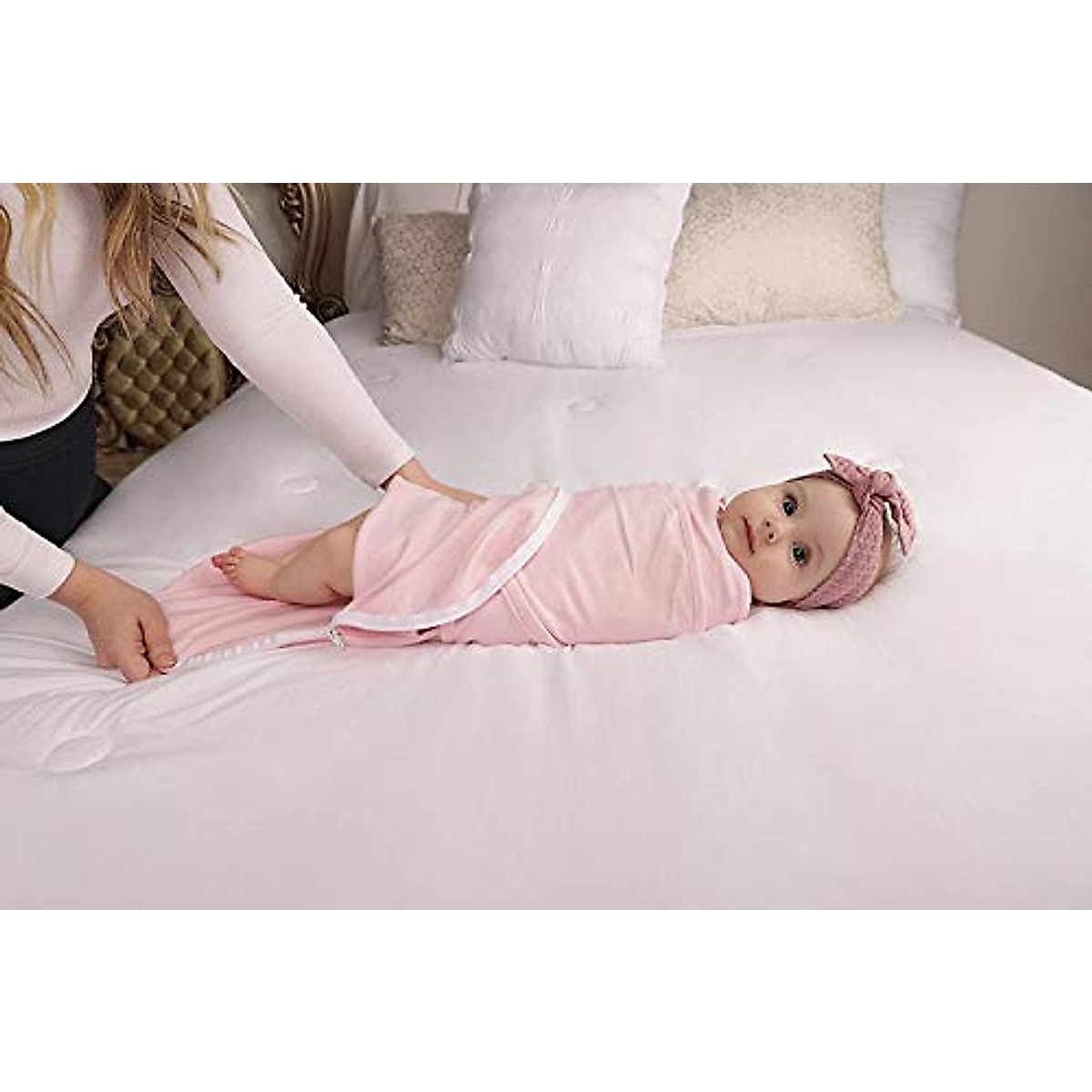 Swaddle Magic | Swaddle Blankets for Baby Boy and Girl | Blanket Baby Girl and Boy | Effective Infant Sleep Wrap for Newborn Babies | Swaddle Wrap Blankets for Baby Boys and Girls, 100% Cotton