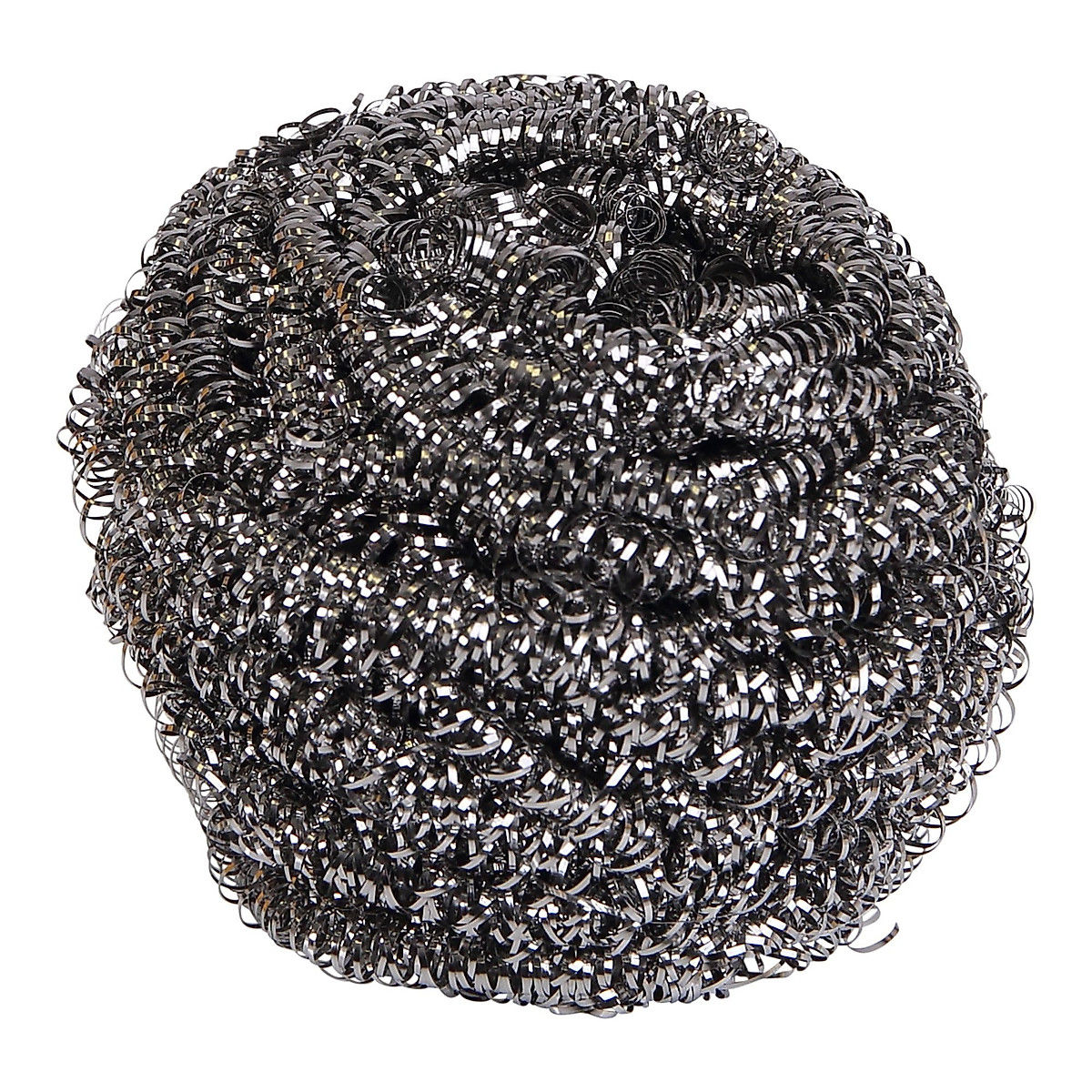 Boardwalk 84BWK SS 2-1/2 in. x 2-3/4 in. Stainless Steel Scrubber - Steel Gray (12/Carton)