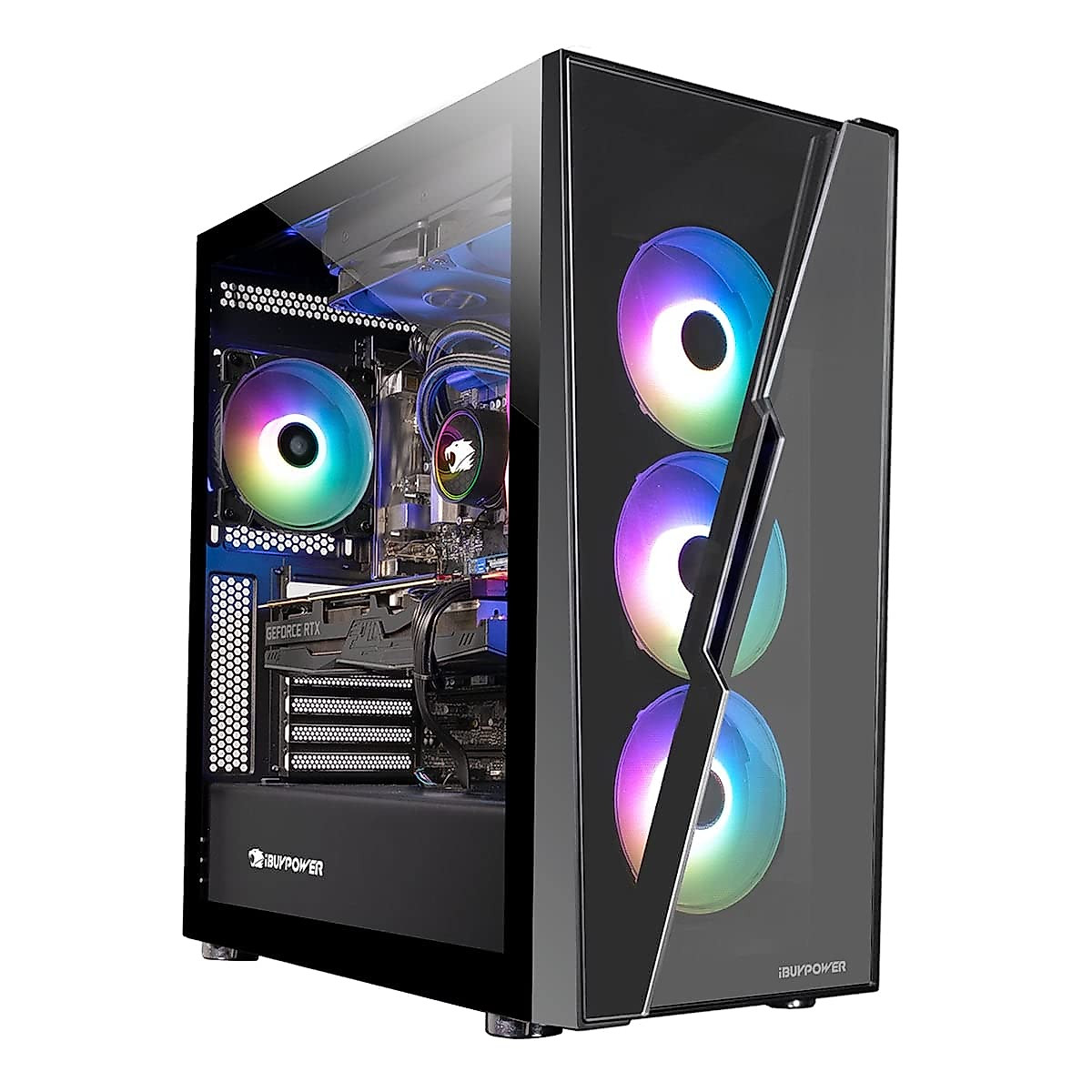 iBUYPOWER Pro Gaming PC Computer Desktop SlateHakoI7N3601 (Intel i7 12700KF 3.6GHz, GeForce RTX 3060 8GB, 16 GB DDR4 RAM, 1TB NVMe SSD, WiFi Ready, Windows 11 Home)