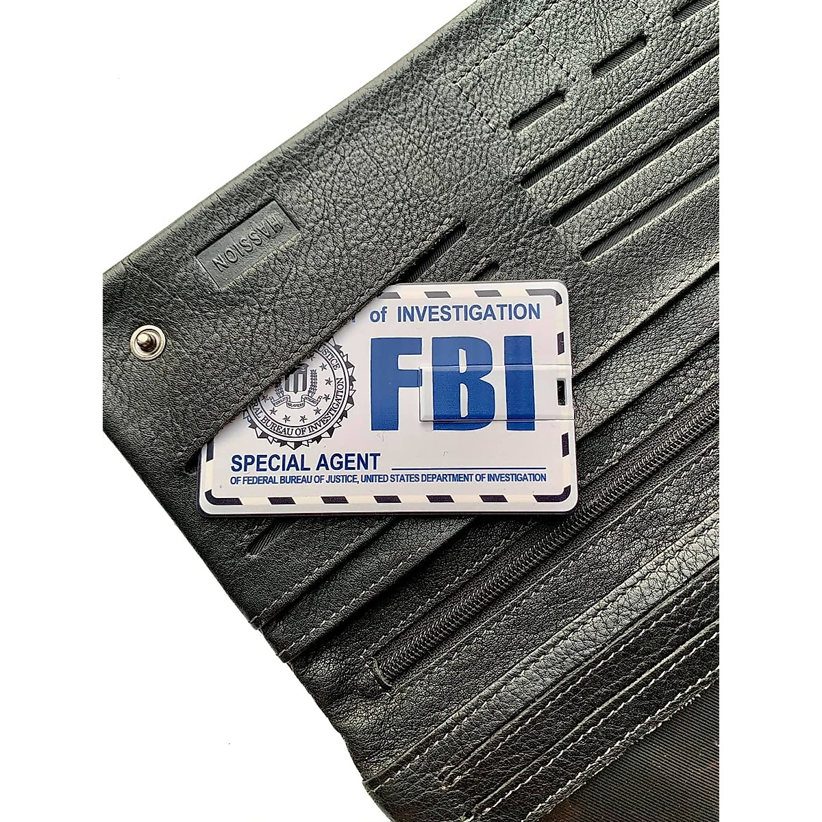 USB Flash Drive 64GB Thumb Drive High Speed USB Drive USB 2.0 Memory Stick FBI/CIA ID Card Certificate Accessories Design Waterproof