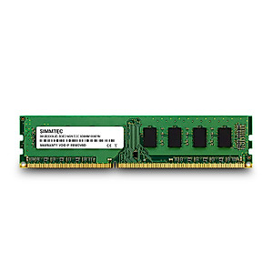 Simmtec RAM 32GB (4x8GB) DDR3 / DDR3L 1600 MHz DIMM PC3L-12800 / PC3-12800 (PC3L-12800U) CL11 2Rx8 1.35V Non-ECC UDIMM 240 Pin - Desktop PC Computer Memory Upgrade Kit