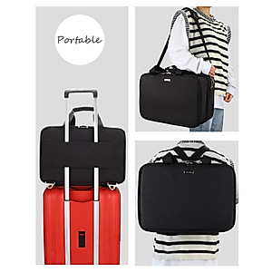 Hairdresser Bag, Large Makeup Case for Hair Stylist Professional Makeup Bag Hair Tools Storage Organizer Box, Barber Travel Bag Carrying Case, Heat Insulation Aluminum Film for Hair Equipment