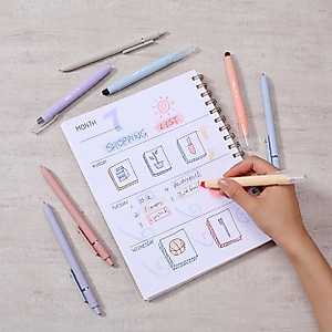 Mr. Pen- Bible Highlighters and Pens, 8 Pack, Pastel Barrel, Gel Highlighters, Gel Highlighter No Bleed Through, Bible Highlighters No Bleed, Bible Journaling Kit, Gel Pens and Highlighters