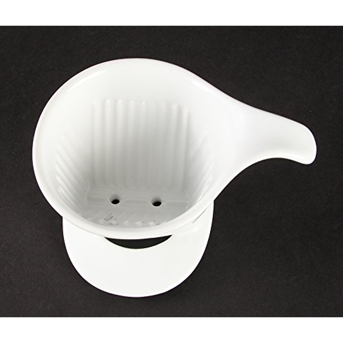 ZERO JAPAN Ceramic Coffee Dripper for #2 or #4 paper filter - Drip Cone Brewer - White