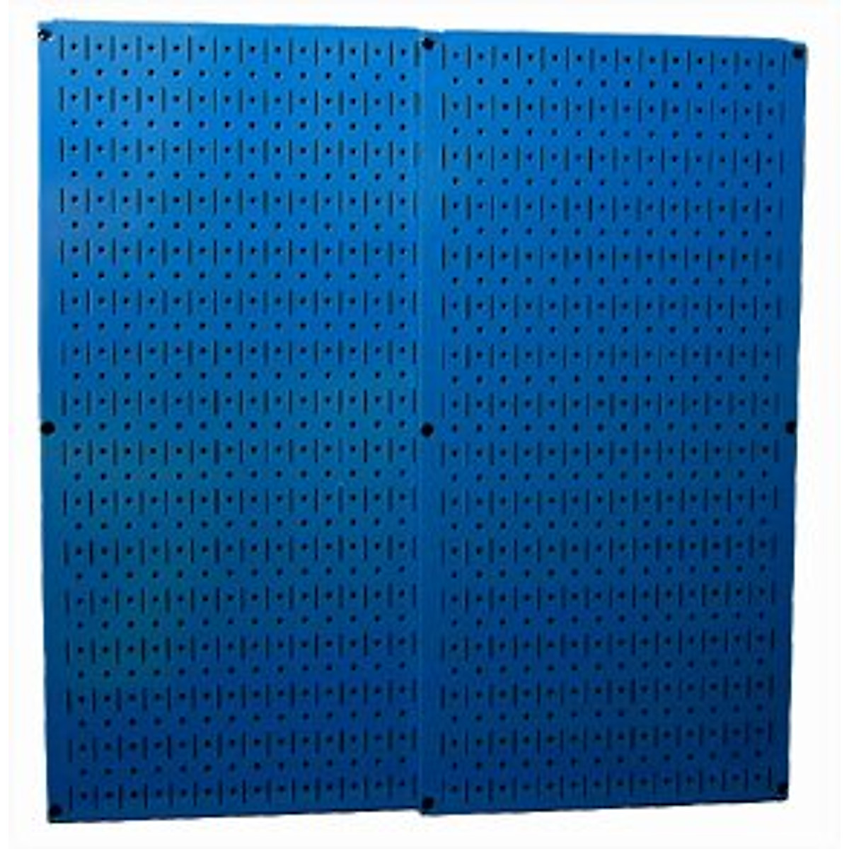 Wall Control 30-P-3232BU Blue Metal Pegboard Pack & KT-400-WRK B Slotted Tool Board Workstation Accessory Kit for Wall Control Pegboard Only, Black