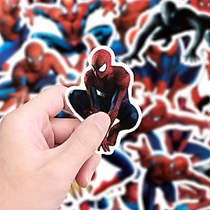 Birthday Party Supplies,186pcs Spider Theme Style Party Decorations Include Happy Birthday Banner,Backdrop,Tableware Set,Tablecover,Cake Toppers,Cupcake Toppers,Latex Balloons Set,Bottle Labels,Chocolate Stickers