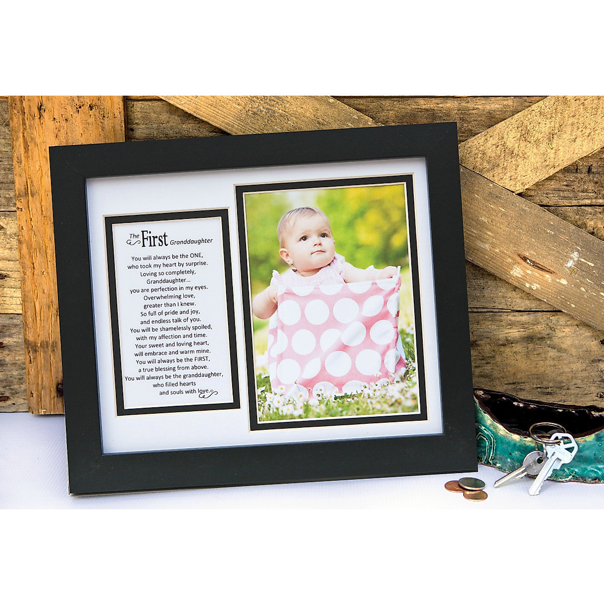 The Grandparent Gift Frame Wall Decor, First Granddaughter