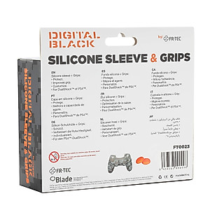 Silicone + Thumb Grips Camo Digital Black (PS4)
