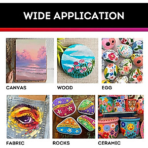 ABEIER Large Bulk Acrylic Paint Set, 15 Colors (473 ml/16 fl oz), Matte Finish, Rich Pigments, Non-Toxic Paints for Painting on Canvas Crafts Wood Ceramic, Ideal for Beginners and Students