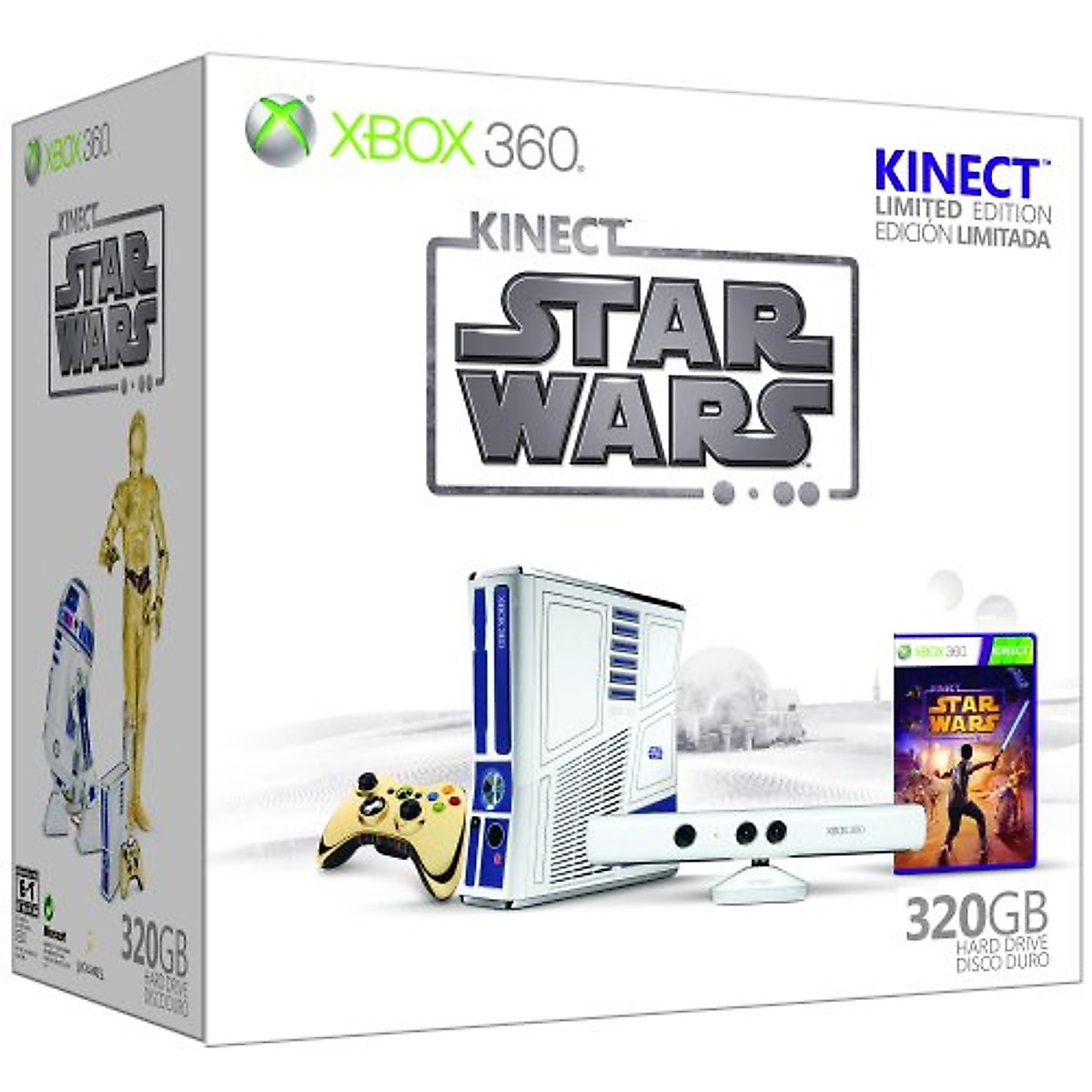 Xbox 360 Limited Edition Kinect Star Wars Bundle