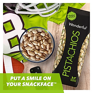 Wonderful Pistachios In Shell, Roasted & Salted Nuts, 32 Ounce Bag, Protein Snacks, Gluten Free Snacks, Healthy Snacks