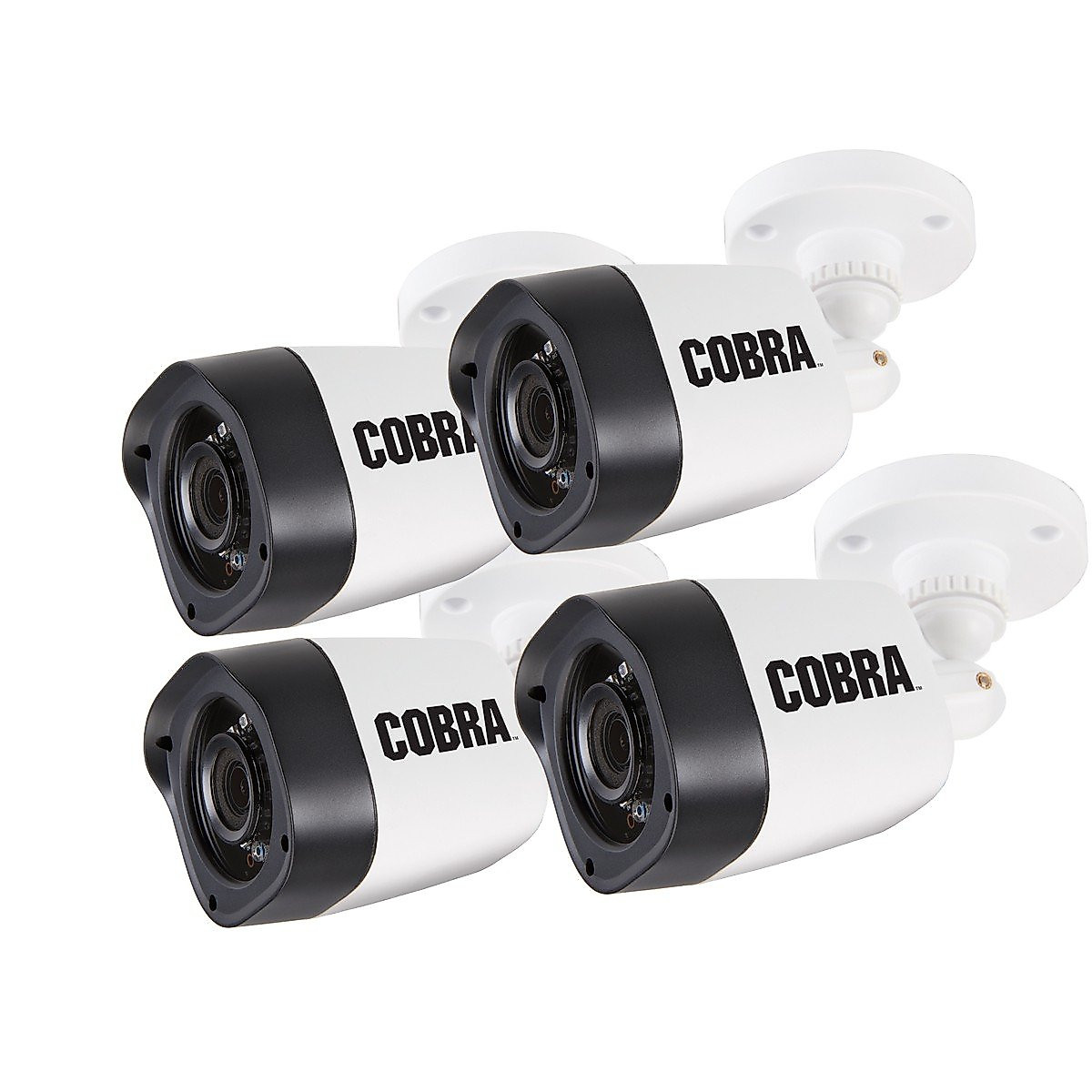 Cobra 8 Channel Surveillance DVR with 4 HD Cameras and Mobile Monitoring Capabilities