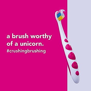 hello Unicorn Baby and Toddler Soft Toothbrush for All Ages, BPA Free, Easy to Grip Handle, 6 Count