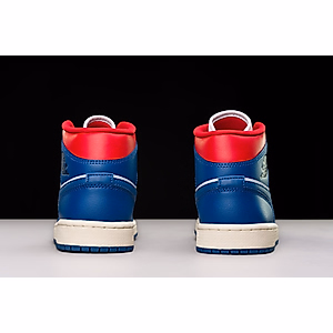 Air Jordan 1 Mid French Blue (Women's) Style Code: BQ6472-146, Blauw, 5 AU
