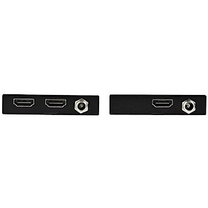 StarTech.com HDMI Over CAT6 Extender Kit - 4K 60Hz - HDMI Balun Kit - Signal up to 165 ft / 50m - HDR - 4:4:4-7.1 Audio Support (ST121HD20V), Black