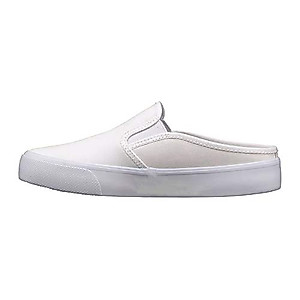 Lugz Women's Clipper Mule Classic Slip-on Fashion Sneaker, White, 9