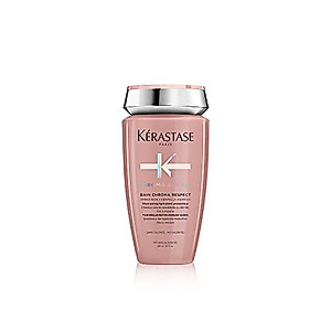 KERASTASE Chroma Absolu Chroma Respect Shampoo | For Sensitized or Damaged Color-Treated Hair | Protects and Hydrates | Fine To Medium Hair | With Glycerin and Hyaluronic Acid | 8.5 Fl Oz