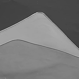 Tofficu Clear Book Covers Book Protector Clear Protect Against Wear Tear Water for Magazines Comic Books Notsbooks Paperbacks Bible Presentation