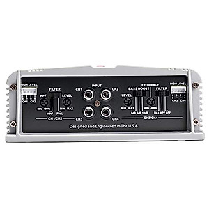 Crunch SA-2100.4 Smash Series 2,100-Watt 4-Channel Class AB Amp