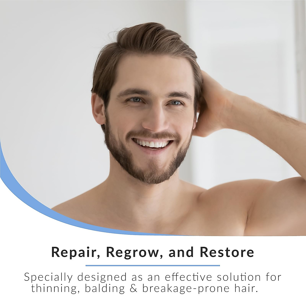 Pure Biology 8 Fl Oz Biotin Conditioner Volumizing Hair Conditioner with Coconut Oil, Argan Oil & Rosemary Oil for Thinning Hair & Dry Hair