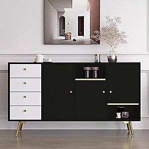 Yancorp Matte Black Wallpaper Plain Vinyl Film Self-Adhesive Shelf Liner Drawer Peel-Stick Countertop Removable (16"x194", Black)