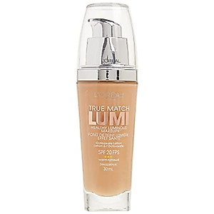 L'Oreal Paris True Match Lumi Healthy Luminous Makeup, W4 Natural Beige, 1 fl; oz.