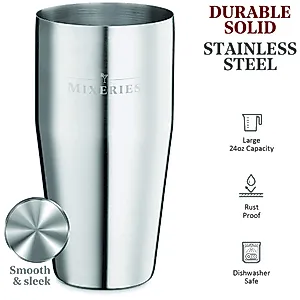 Mixology Bartender Kit with Stand - 18 Piece Bar Set Cocktail Shaker Set, Drink Mixer Set for Home Bar with All Bar Accessories - Bar Tool Set, Cocktail Kit, Mixology Set, Bar Kit