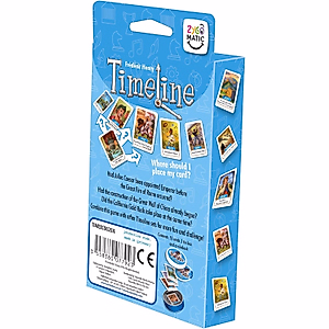 Zygomatic Timeline Events Card Game | Fun Educational Trivia Game for Adults and Kids | Ages 8+ | 2-6 Players | Average Playtime 15 Minutes | Made by