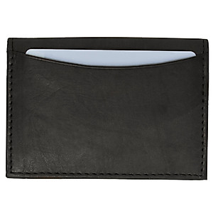 Marshal® RFID Blocking Mens Leather Expandable Business Card Case Wallet