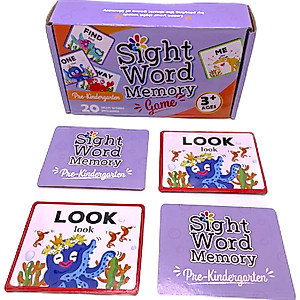 Urban Supply Sight Word Memory Game / Matching Game. Reading & Language Building for Grades Pre-Kindergarten Through Second Grade. Early Children's Educational Learn to Read (Pre-Kindergarten)