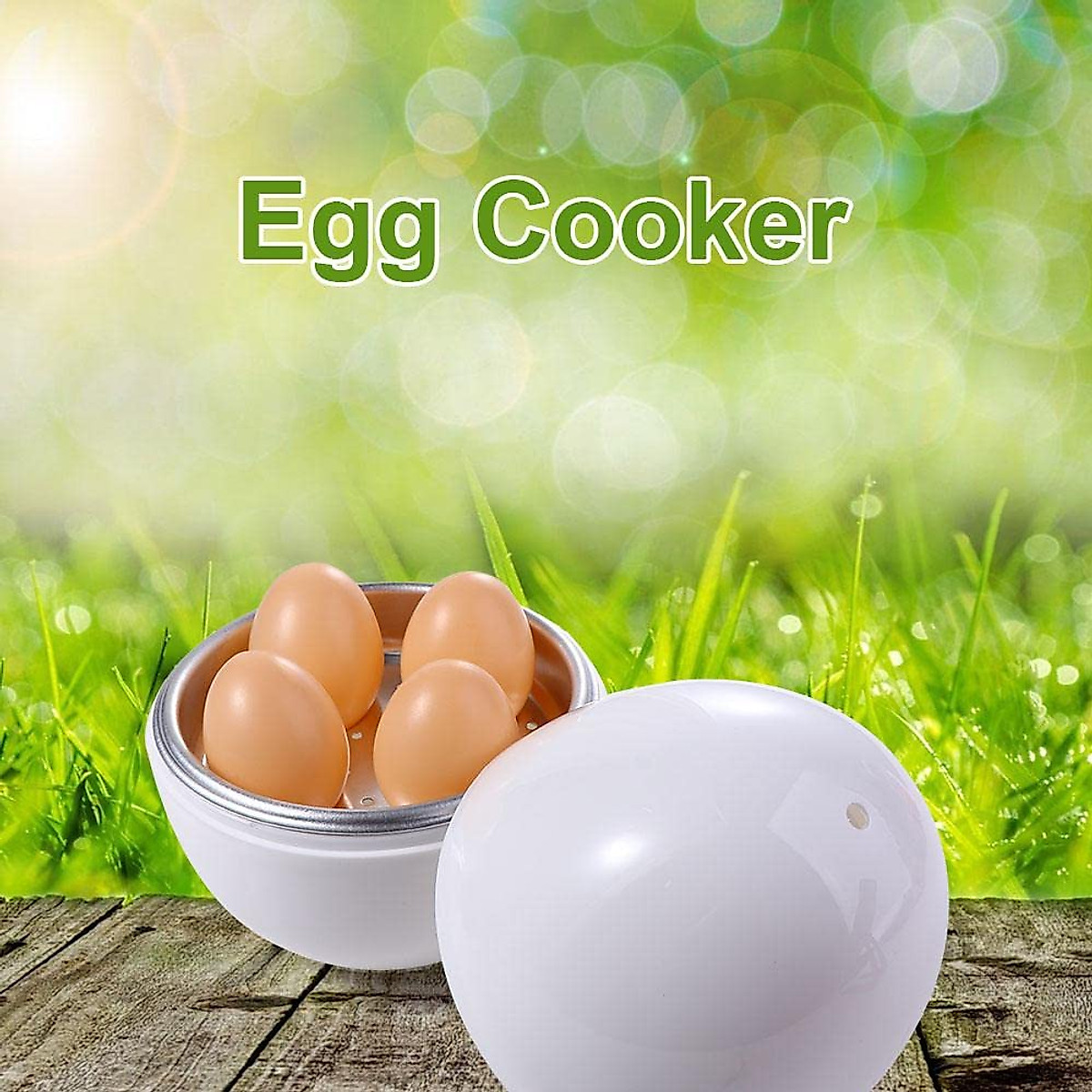 4 Grids Egg Cooker, Microwave Oven Egg Steamer, Microwave Special Egg Boiler For Home Breakfast Home Egg Cooking Tools