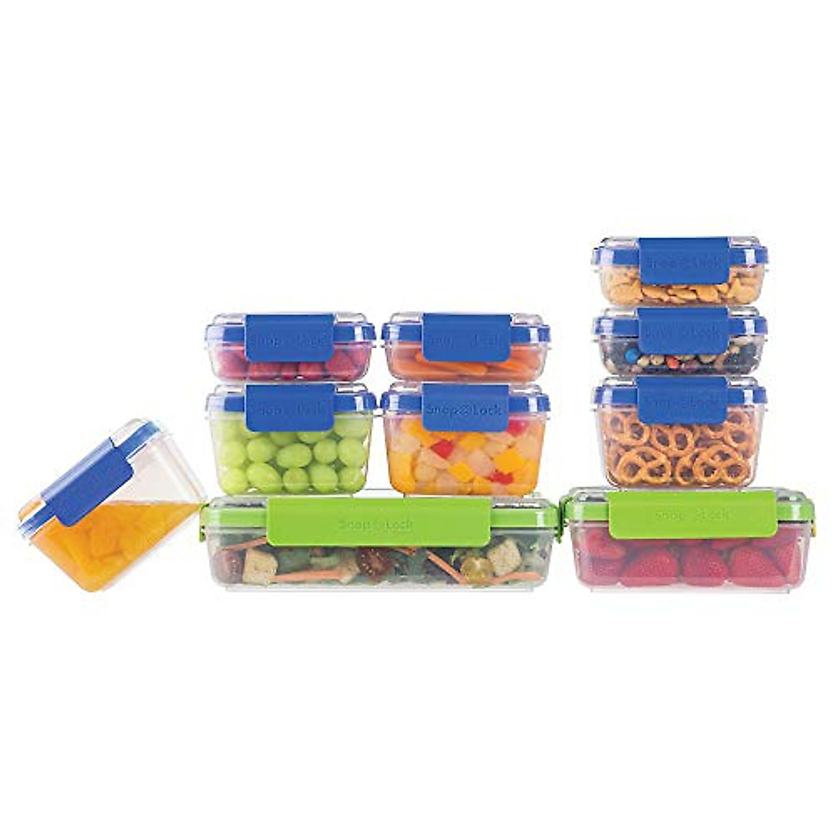 SnapLock by Progressive 20-Piece Container Set, 2, Multicolored