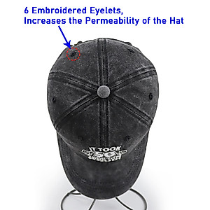 SHANVANKE 50th Birthday Gifts for Women Men, Limited Edition 1974 Hat, Adjustable Cotton Embroidered 50 Year Old Party Decorations Baseball Cap, Funny Gifts for Dad Mom Wife Husband Friends