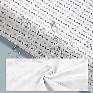 MOEMOE BABY Waterproof Crib Mattress Sheets 2 Pack Fitted Crib Sheets Toddler Bed Sheets Soft & Breathable Crib Mattress Cover Set for Baby Girls and boys