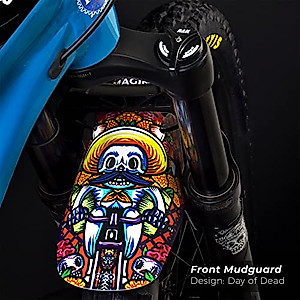 Imagine Custom Mudguard MTB, Bike Fender, Fender, Front Mudguard, Universal, Day of Dead