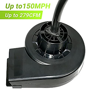 COPLAR Leaf Blower Attachment, 150-MPH, 279-CFM