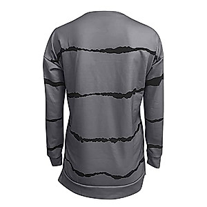 Puff Sleeve Denim Jacket Womens Tank Tops Hoodie Pullover Sweatshirt Fall Sweatshirt for Women Women Coats Hoodies Kawaii Cartoon Lined Aztec Print Black Long Sleeve top Henley Tops for Women