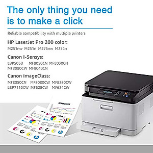 7Magic Compatible Toner Cartridge Replacement for HP 131X CF210X 131A CF210A HP Laserjet Pro 200 Color MFP M276nw M251nw M251n M276n Printer CF211A CF212A CF213A (Black Cyan Yellow Magenta, 4-Pack)