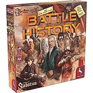 A Battle Through History - Board Game by Pegasus Spiele 2-5 Players – Board Games for Family – 60-120 Minutes of Gameplay – Games for Family Game Night – Teens and Adults Ages 14+ - English Version