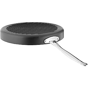 Cuisinart 630-30 Chef's Classic Nonstick Hard-Anodized 12-Inch Round Grill Pan,Black