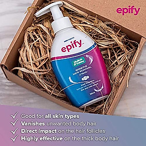 Epify Hair Removal Cream for Men and Women For Intimate/Private Area, Pubic & Bikini, Sensitive Skin, 8.45 Fl Oz