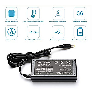 65W Laptop AC Adapter for Acer-Aspire E15 ES1 E1 E5; E1-571 E5-575G E1-510P E1-521 E3-111 E5-511P E5-521 E5-522 E5-551 E5-571 E5-573G ES1-111M ES1-411 ES1-511 ES1-521 ES1-531 E1-572-6870