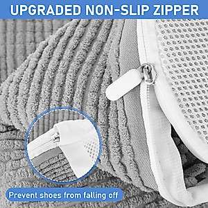 3Pcs Shoe Washing Machine Bag, Shoe Washing Bag for Washing Machine, Reusable Laundry Shoe Bag for Washer and Dryer, Shoe Cleaning Bag, Shoe Washing Bag Keep 360° Cleaning for Sneaker Gym Shoes