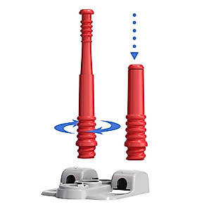 TEMI Baseball Tee, T Ball Set for Toddlers, Includes 6 Balls, Teeball Batting Tee,Pitching Machine, Outdoor Sport Toy Games for Boys & Girls, Kids Ages 3-12 Years